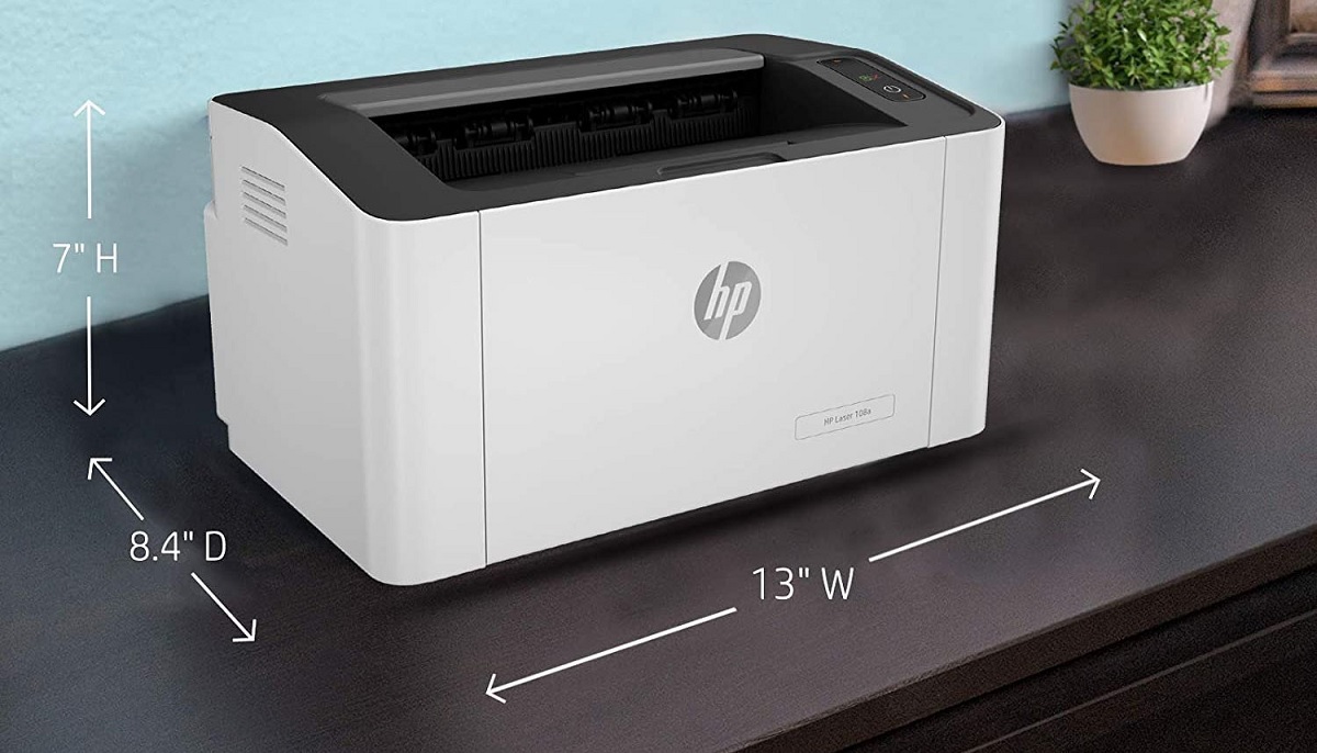 HP Laser 108a – Máy in laser trắng đen nhỏ gọn cho gia đình và văn ...
